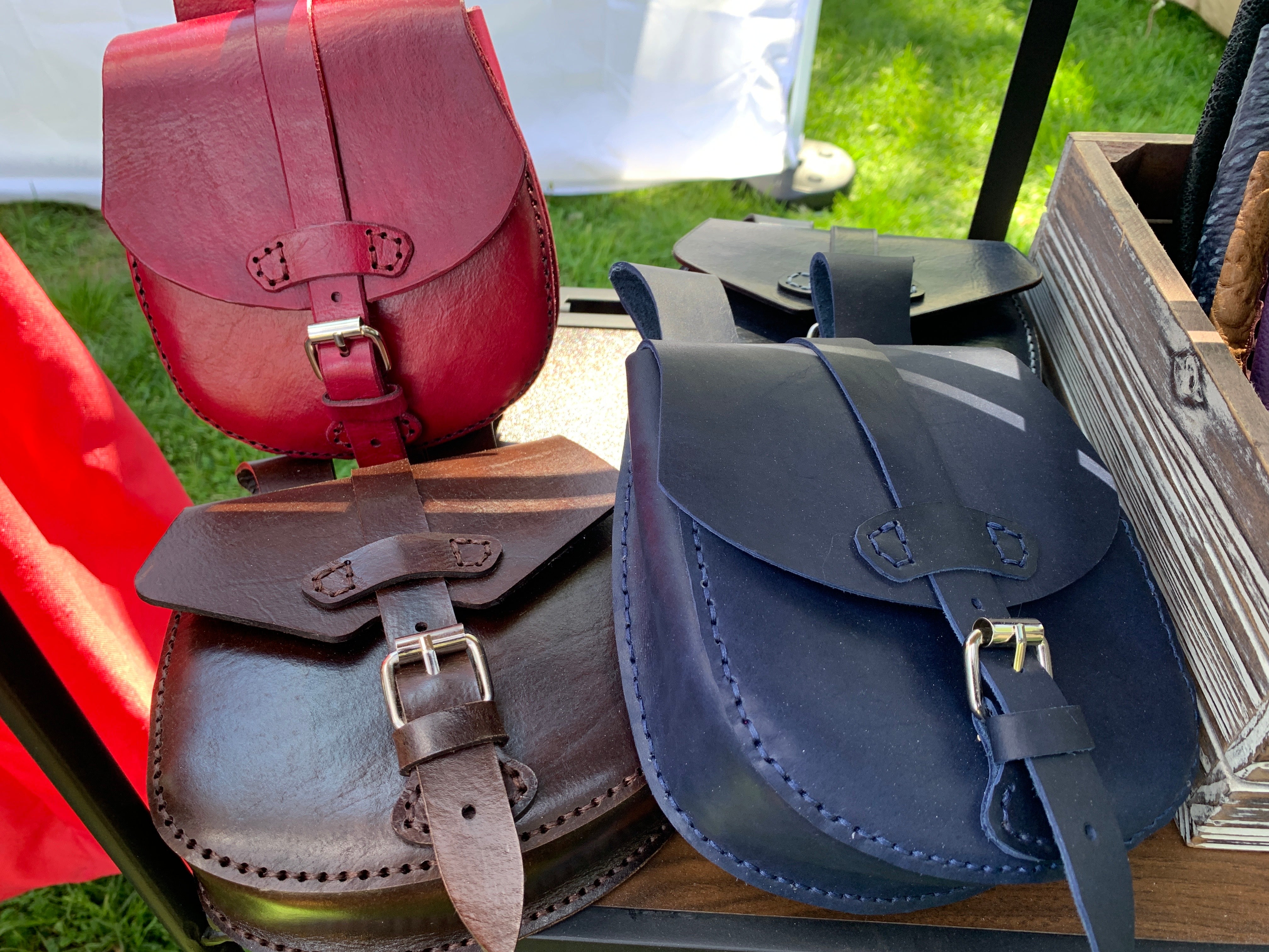 Medieval Belt Bags – Iron Angel Leather